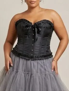 Tops | Black Bridgeton Renaissance Style Corset Size 36 | Poshmark
